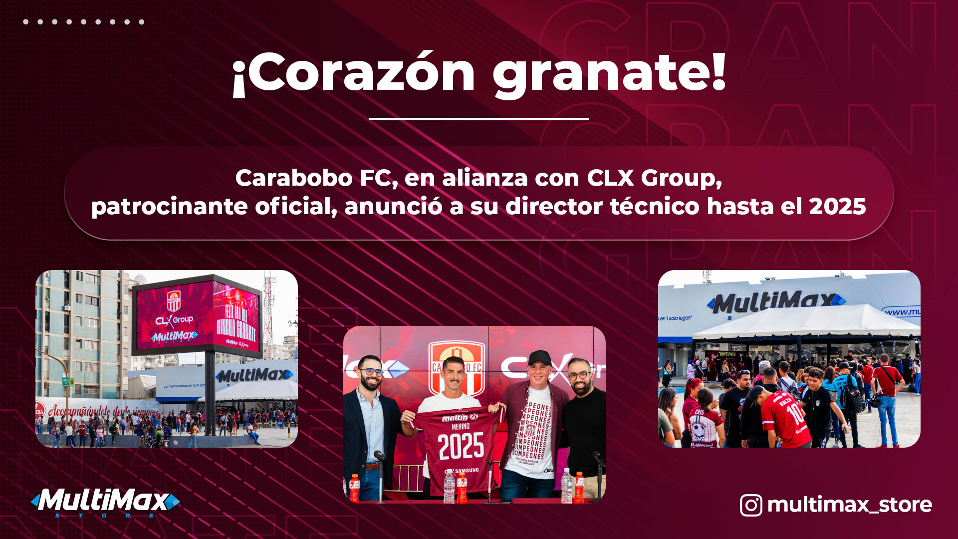 Carabobo FC y CLX Group juntos a la Gran Final de la temporada